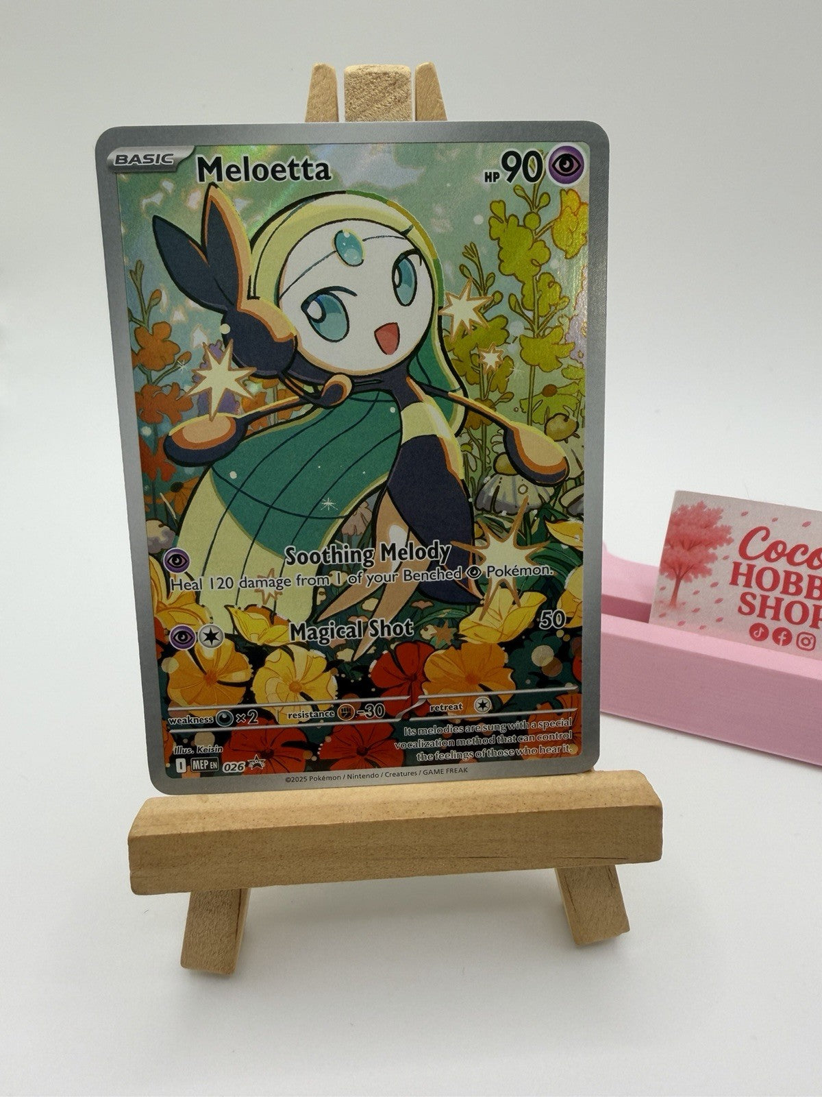 Pokémon TCG Meloetta - 026 - ME: Mega Evolution Promo (MEP) – Coco's ...